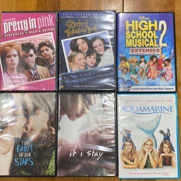 Media | Set Of 6 Dvds Preteen To Teen | Poshmark